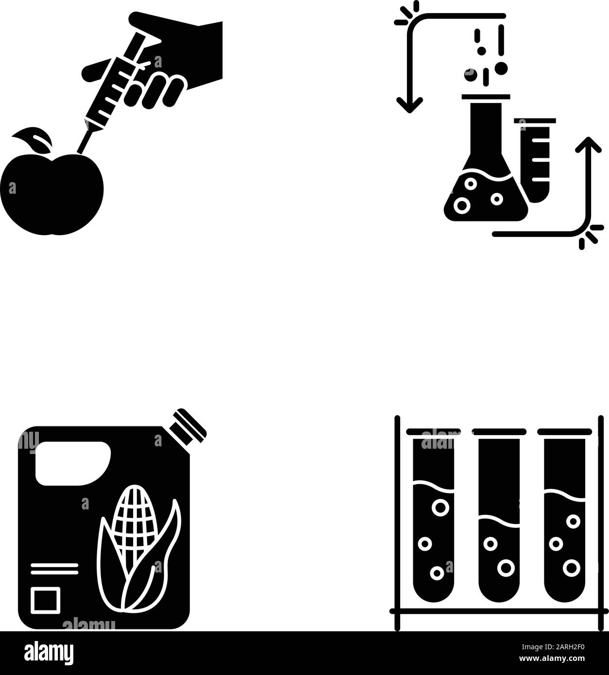 Scientist in the laboratory silhouette Stock Vector Images - Alamy