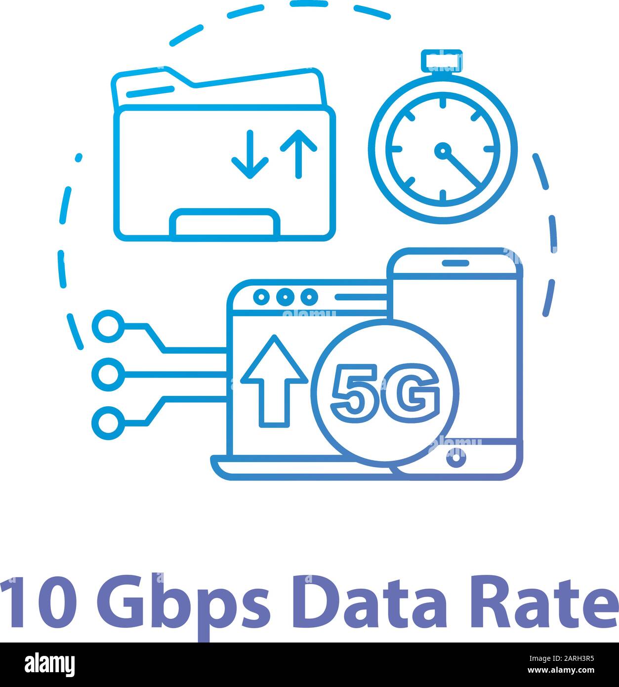 High data rate vector vectors hi-res stock photography and images - Alamy