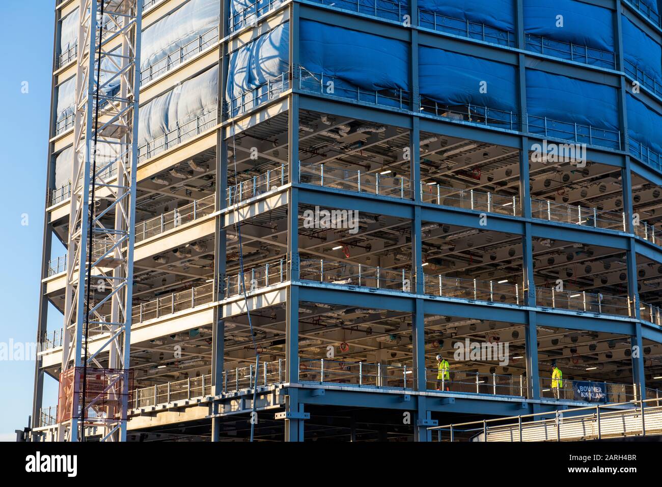 Sunny winter morning at the Unity Square Development on the South Side ...