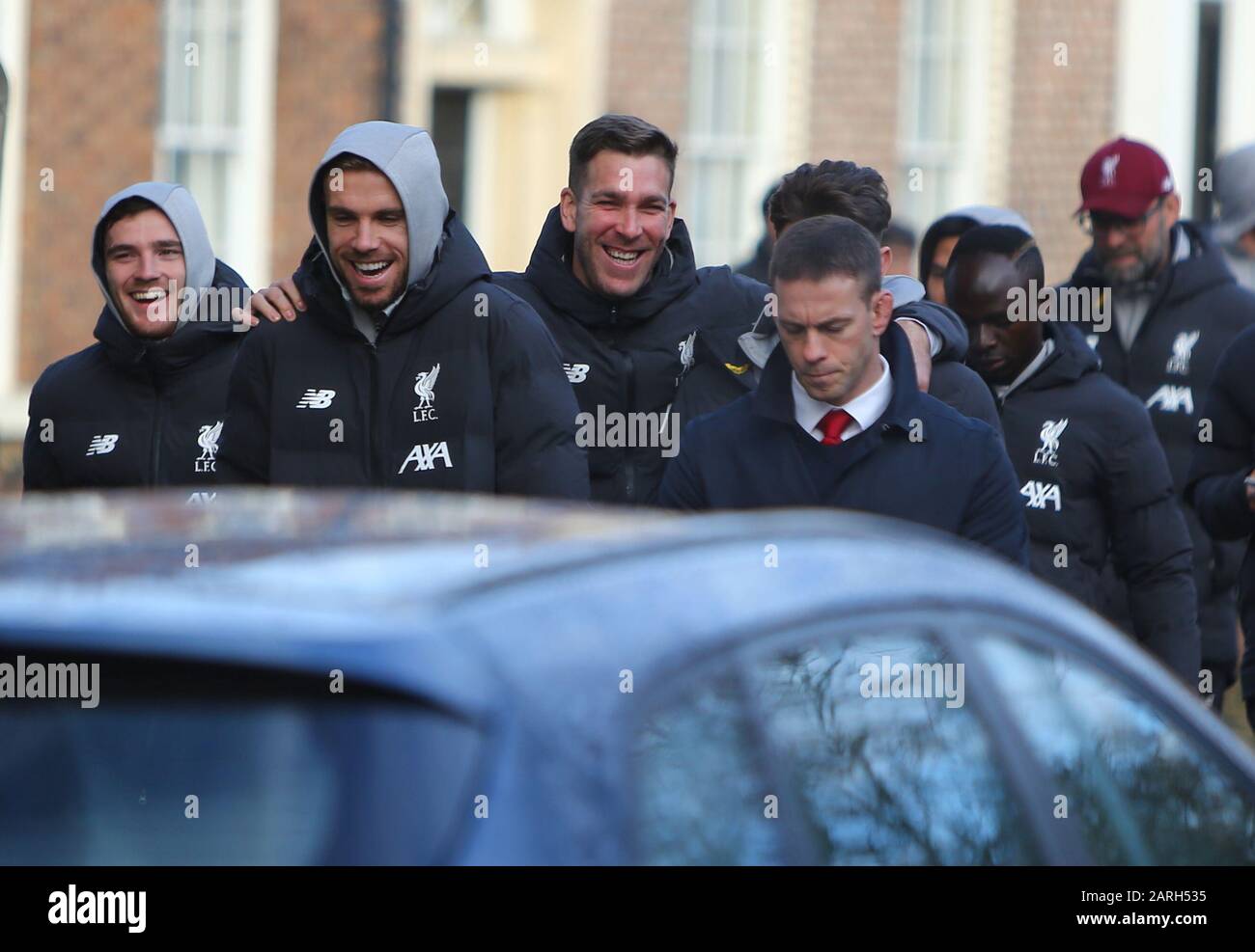 LIVERPOOL,UK LIVERPOOL FC CROWD MAYHEM CREDIT IAN FAIRBROTHER/ALAMY ...