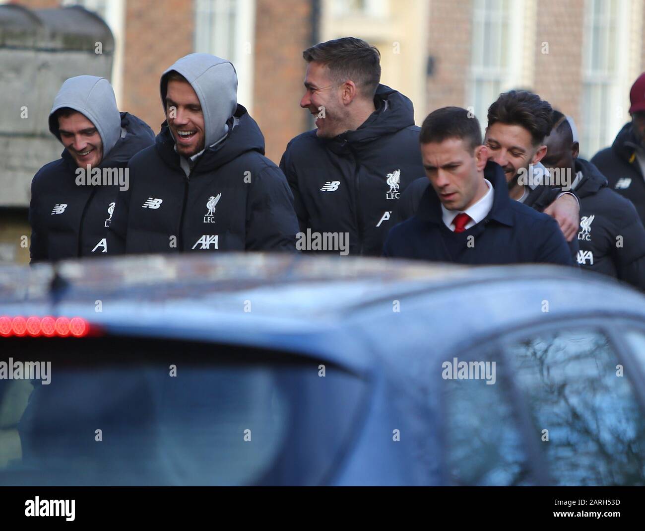 LIVERPOOL,UK LIVERPOOL FC CROWD MAYHEM CREDIT IAN FAIRBROTHER/ALAMY ...