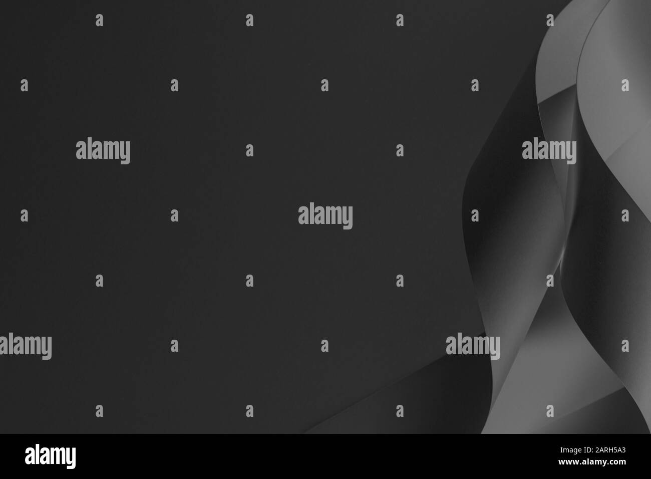 Abstract minimal geometric shape black color paper background Stock ...