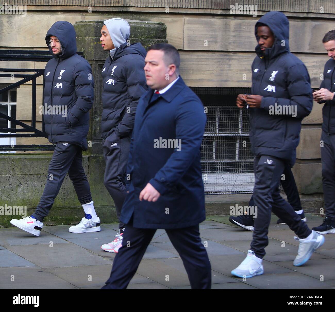 LIVERPOOL,UK LIVERPOOL FC CROWD MAYHEM CREDIT IAN FAIRBROTHER/ALAMY ...