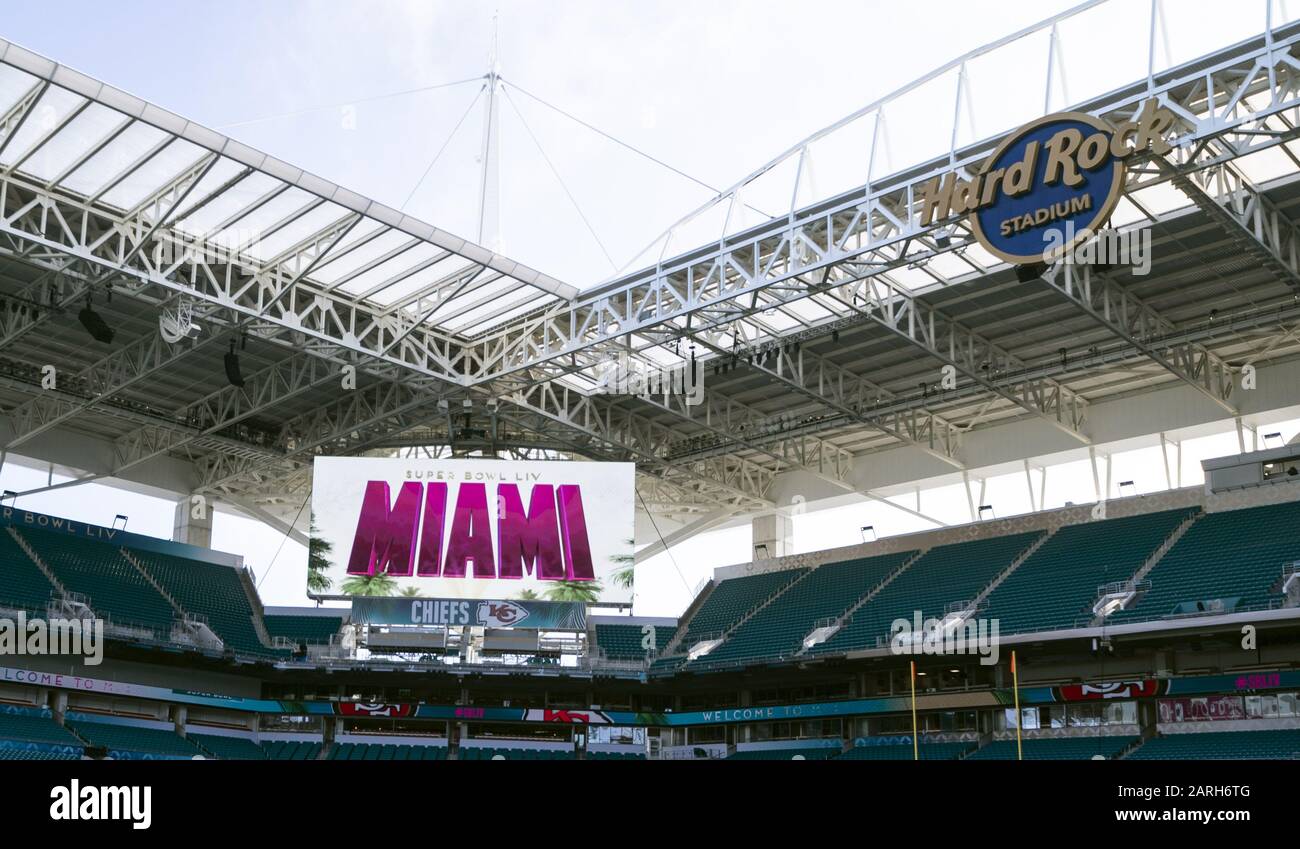 Hard rock stadium logo hi-res stock photography and images - Alamy