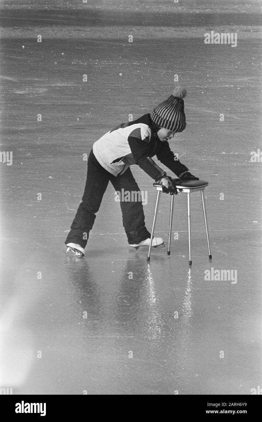 Child skating Black and White Stock Photos & Images - Alamy