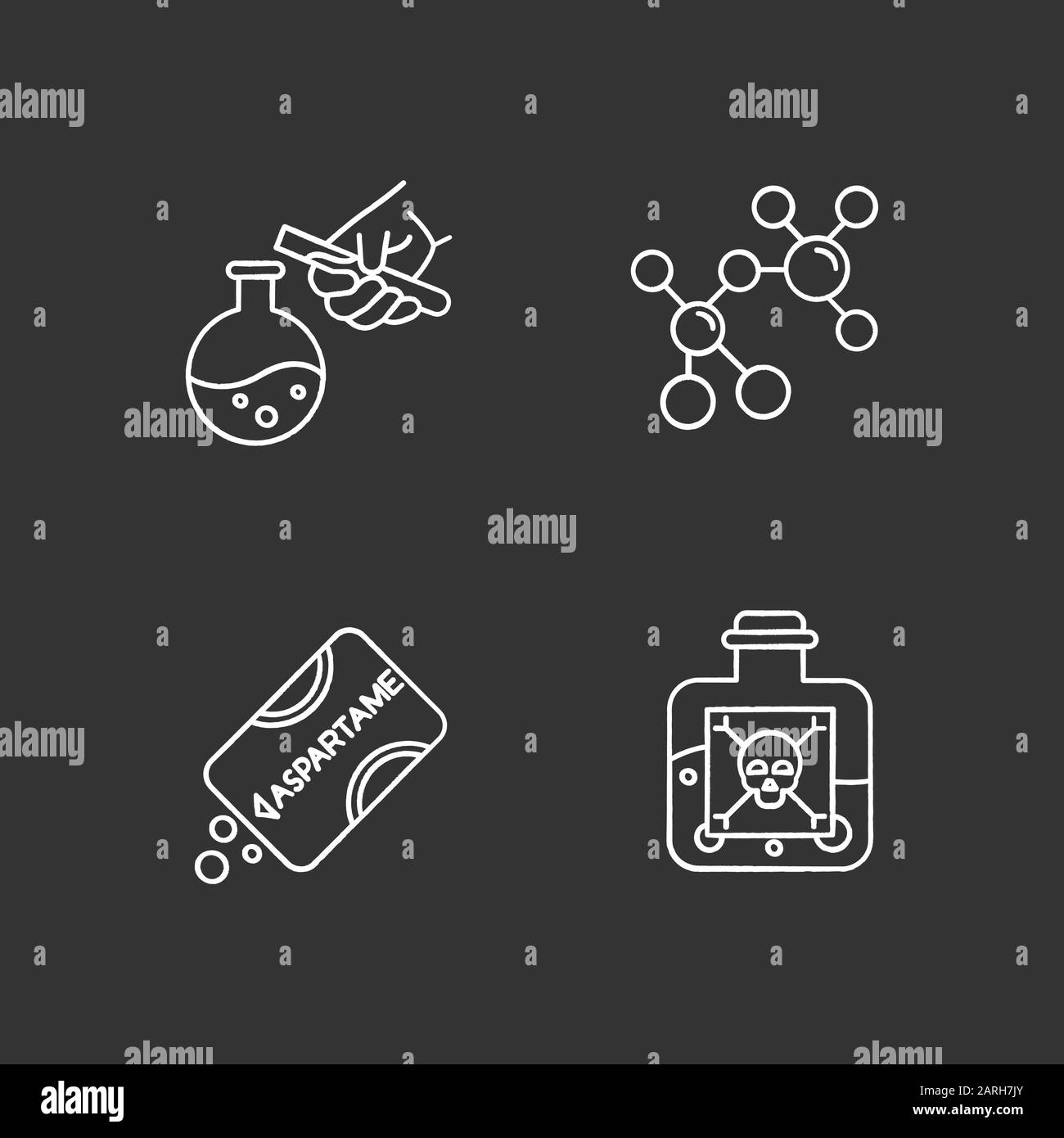Experiment with sweetener Stock Vector Images - Alamy