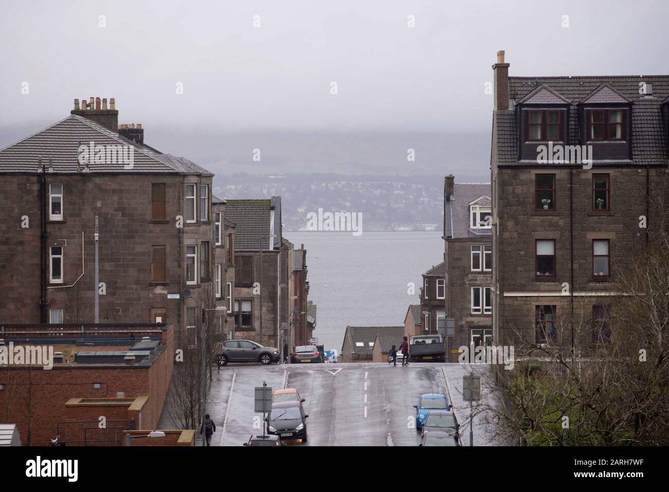 Greenock, Inverclyde, Scotland Greenock town centre has been named as ...