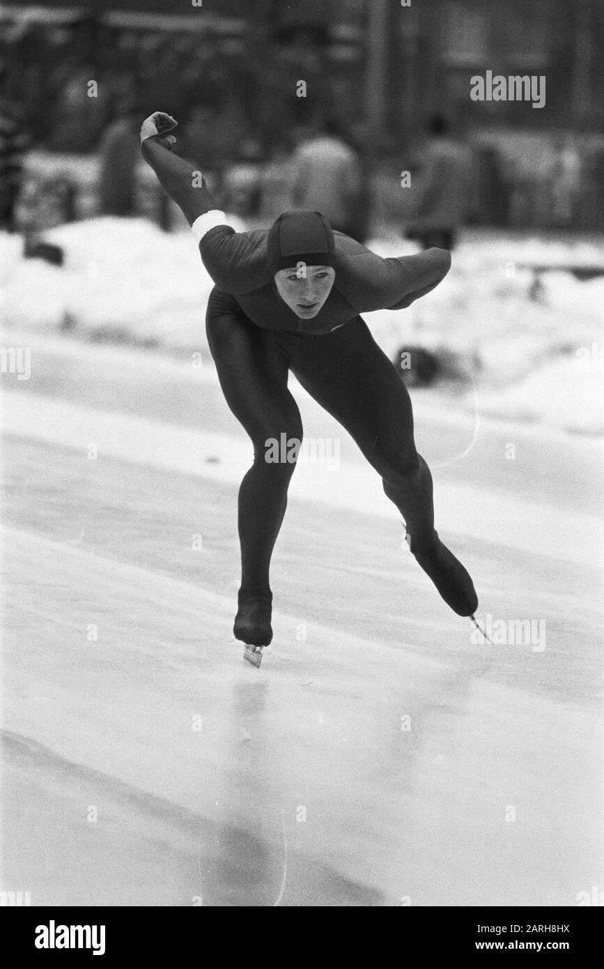 World Skating Women's World Championships, Deventer; Karin Enke in ...