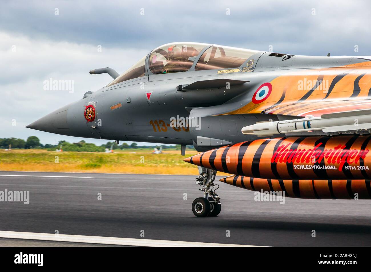 SCHLESWIG-JAGEL, GERMANY - JUN 23, 2014: French Air Force Dassault ...