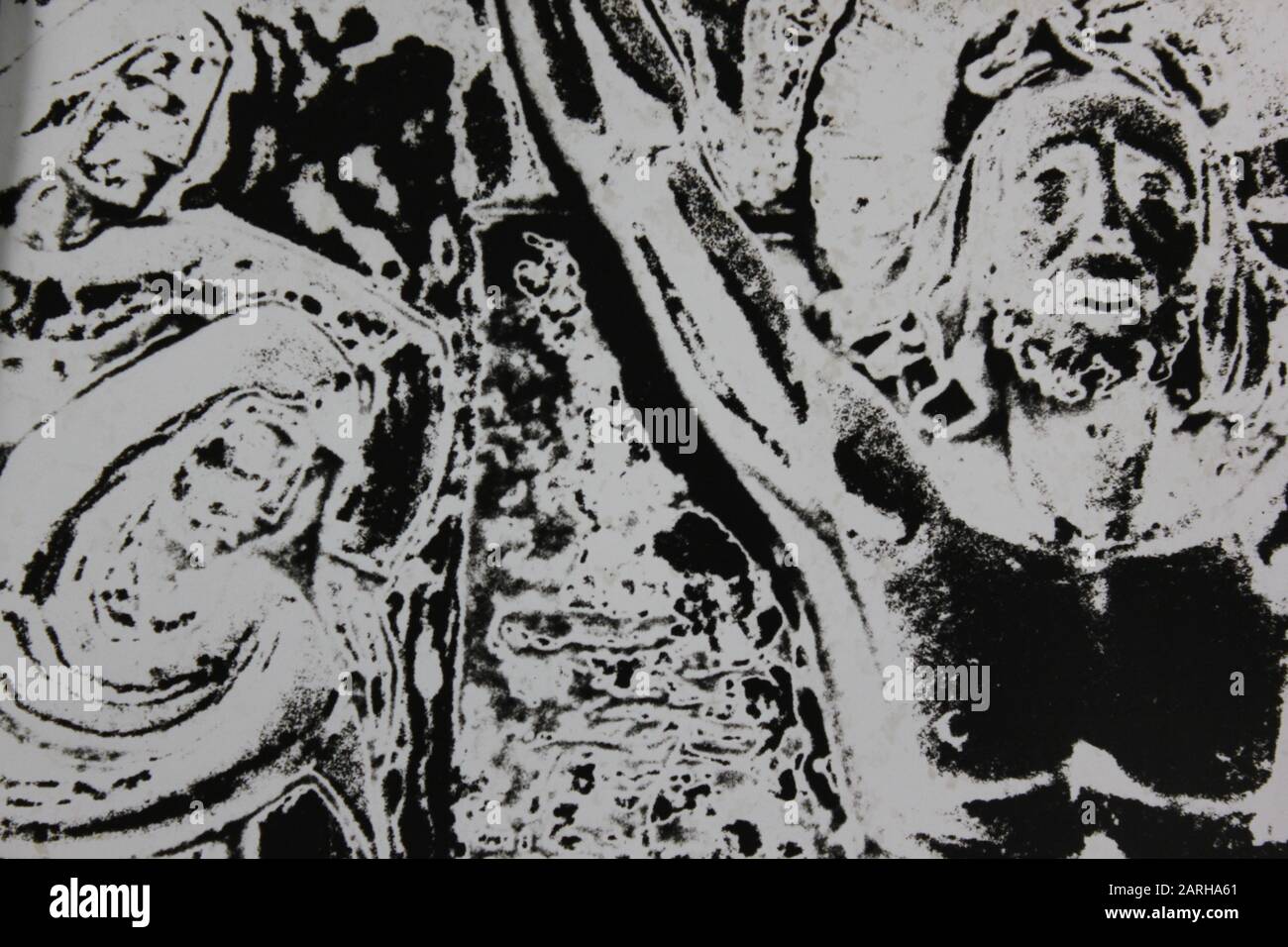 Christ on cross [reverse] hi-res stock photography and images - Alamy