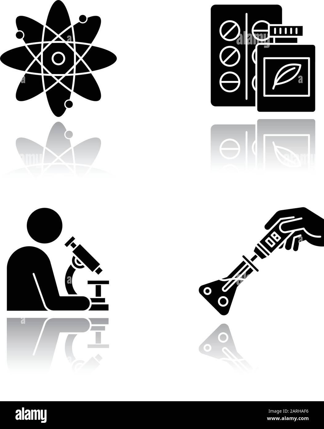 Laboratory experiment methodology Stock Vector Images - Alamy