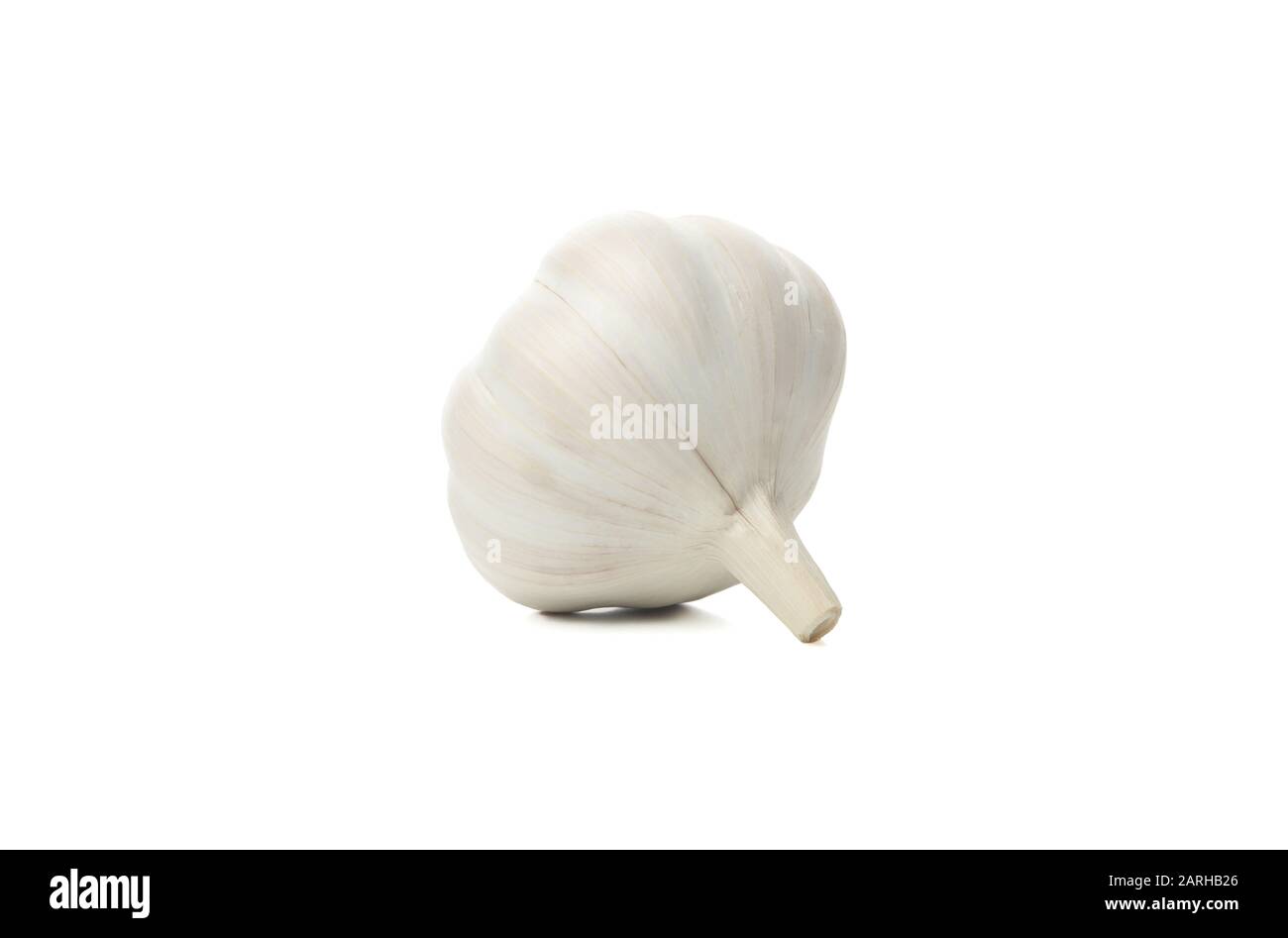 Fresh garlic bulb isolated on white background Stock Photo - Alamy
