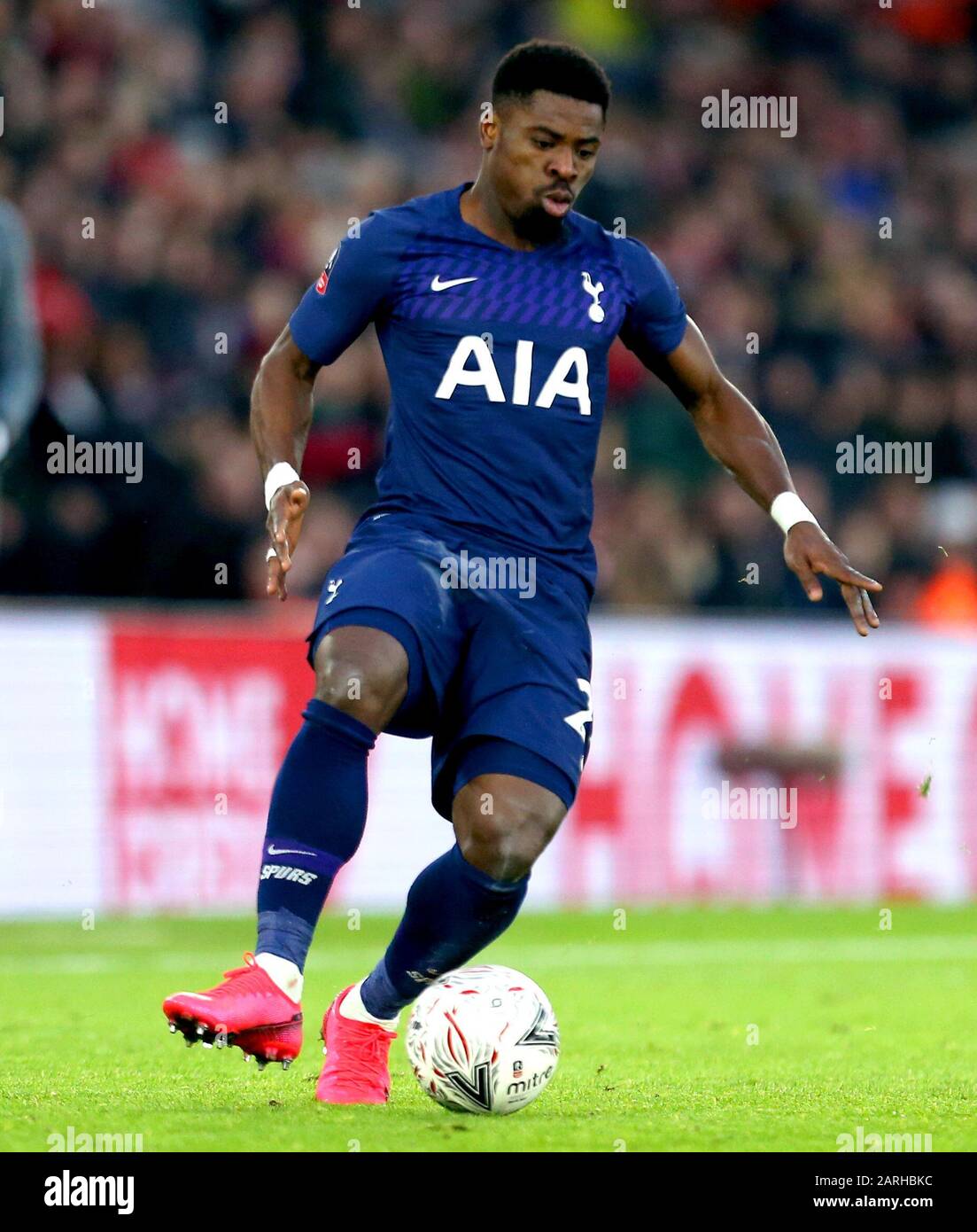 Tottenham Hotspur's Serge Aurier in action during the FA Cup fourth ...