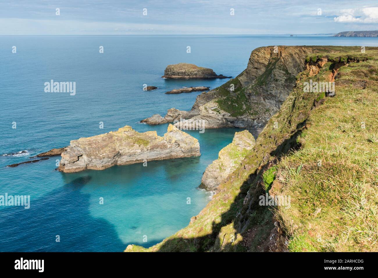 Coast path cornwall erosion hi-res stock photography and images - Alamy