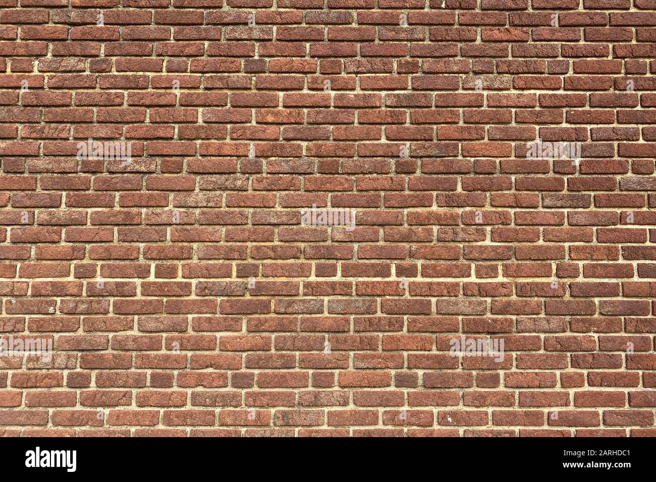 a vintage old red brick wall facade detailed Stock Photo - Alamy