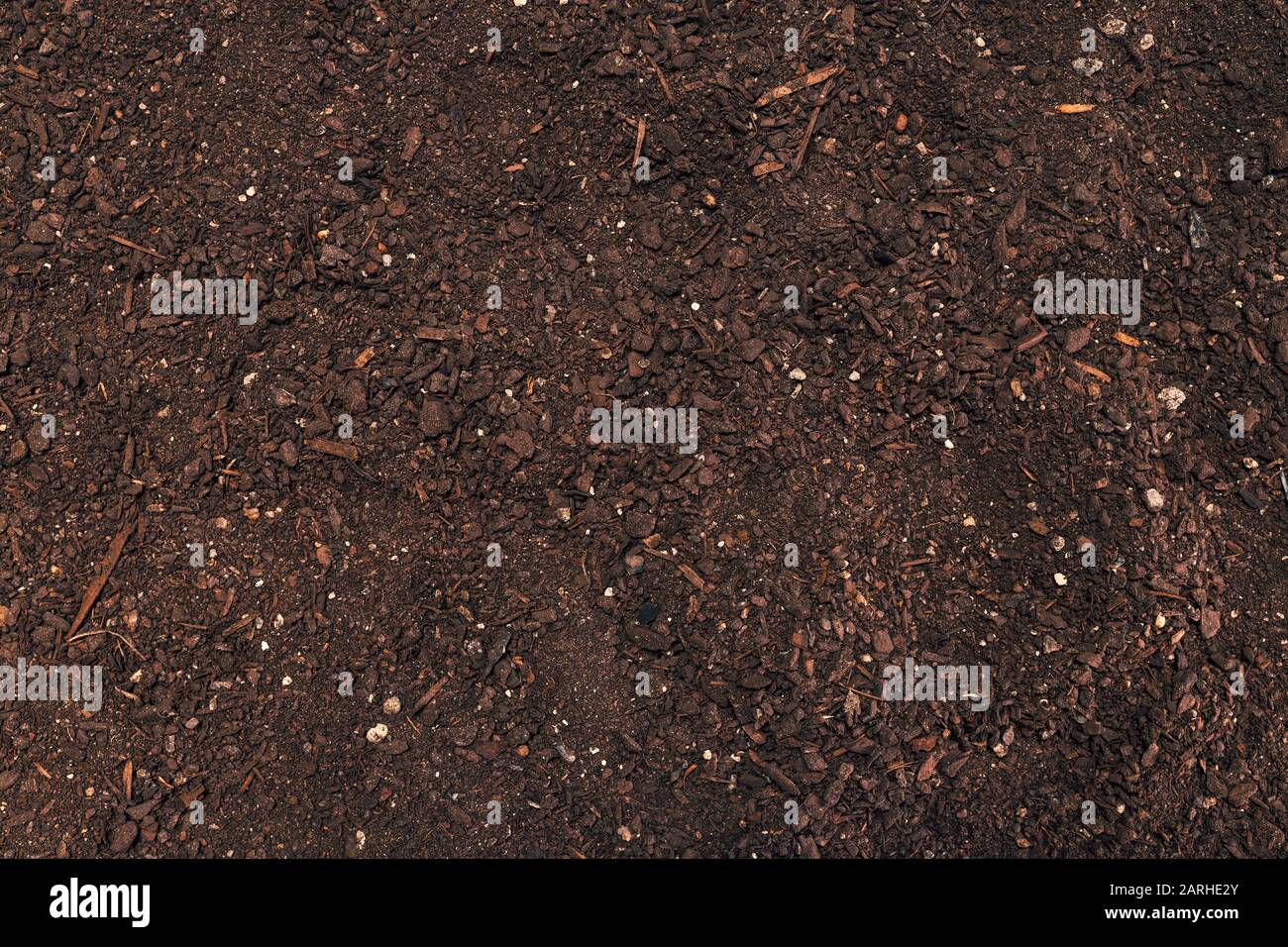 Fertile gardening soil top view as background Stock Photo - Alamy