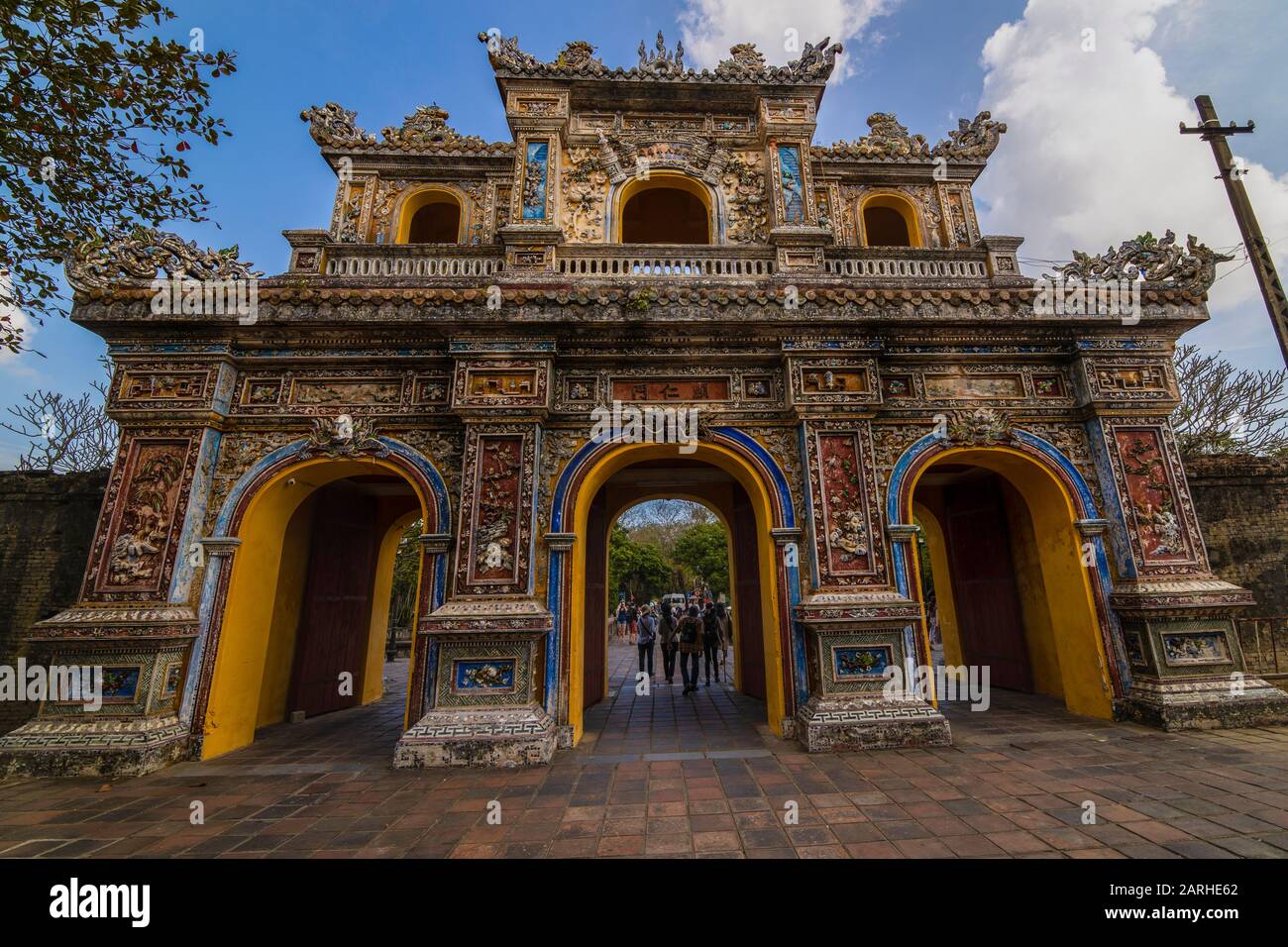 July, 14 2020, Imperial City, Hue, Vietnam. Beautiful Image view of ...