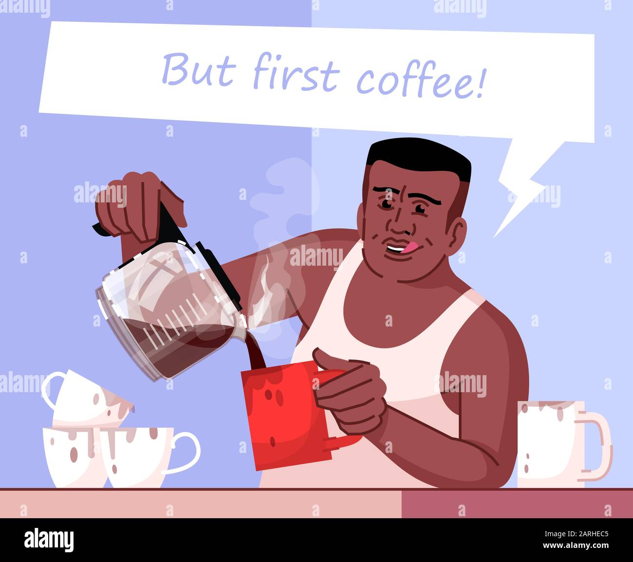 Stress comics Stock Vector Images - Alamy