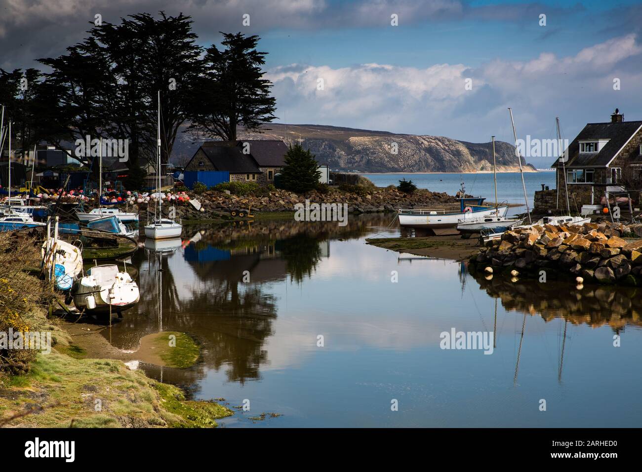Llanbedrog llyn peninsula wales hi-res stock photography and images - Alamy