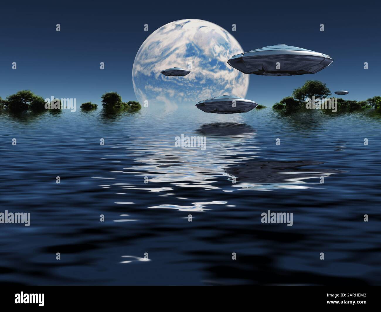 Ufos in sky hi-res stock photography and images - Alamy