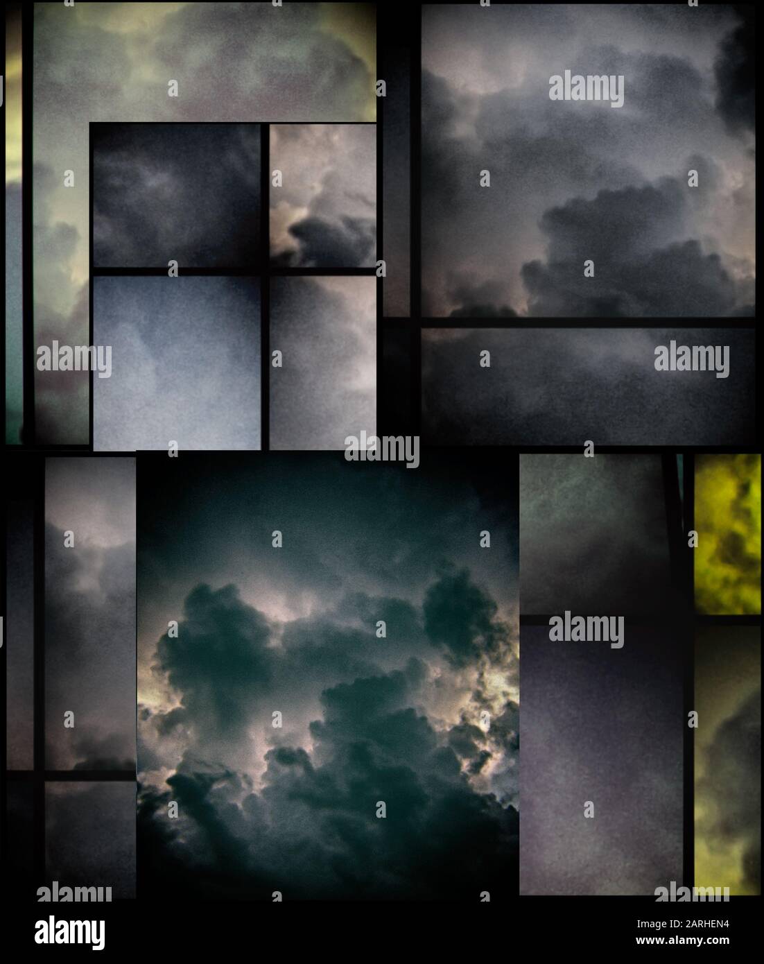 Dark clouds. Modern abstract art Stock Photo - Alamy