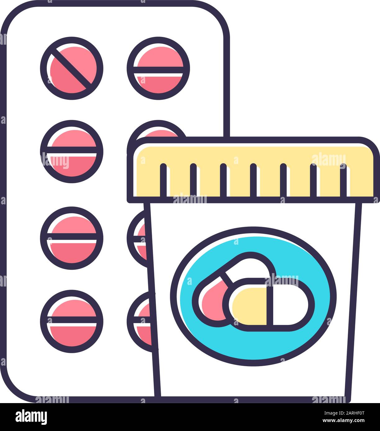 Prescribed medicine Stock Vector Images - Alamy