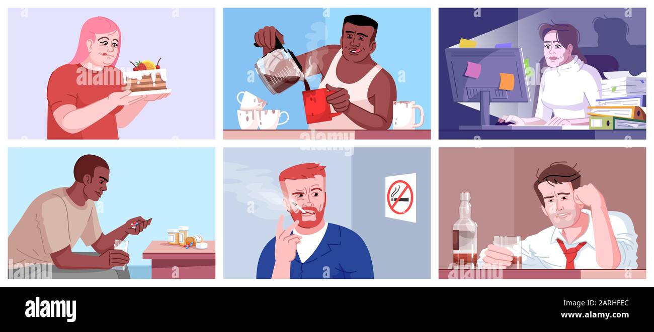 Workaholism Stock Vector Images - Alamy