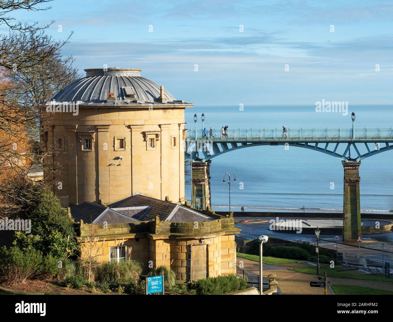The Rotunda Museum and Spa Bridge in Scarborough North Yorkshire ...