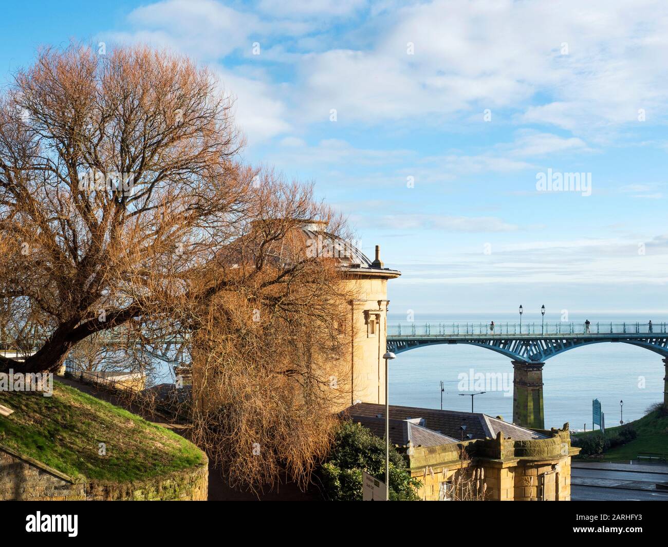 The Rotunda Museum and Spa Bridge in Scarborough North Yorkshire ...