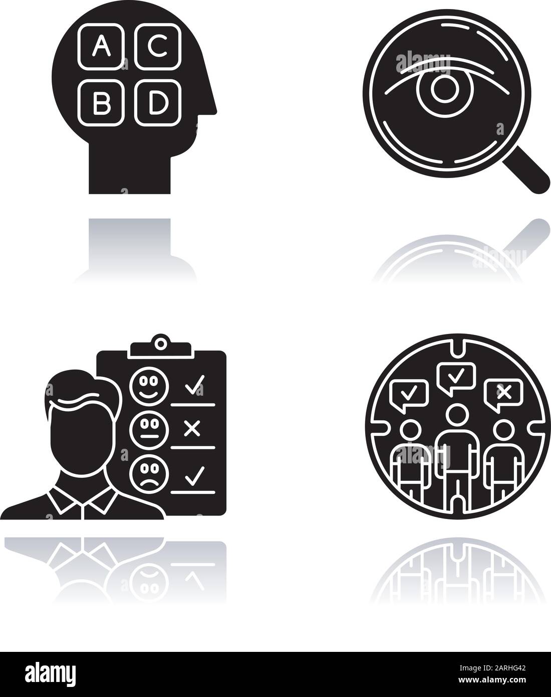 Personality test interview Stock Vector Images - Alamy