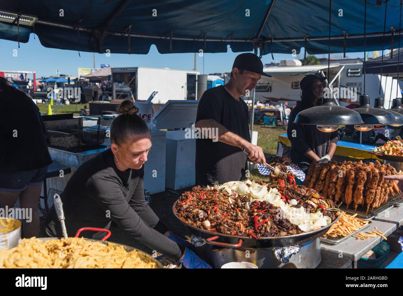 BBQ Smoker Pigfest Lakeland, Florida USA Stock Photo - Alamy