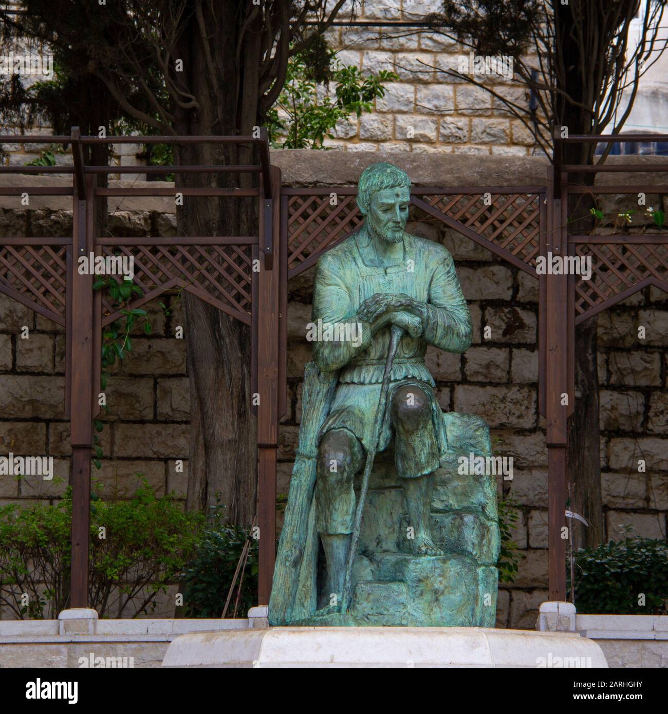 Statue of Joseph in Nazareth, Israel Stock Photo - Alamy
