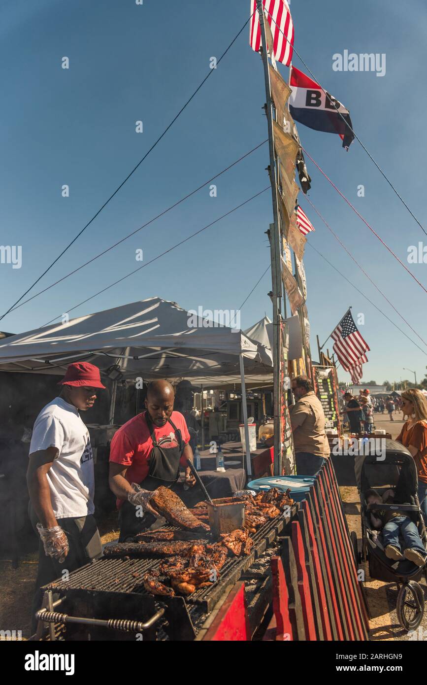 BBQ Smoker Pigfest Lakeland, Florida USA Stock Photo - Alamy