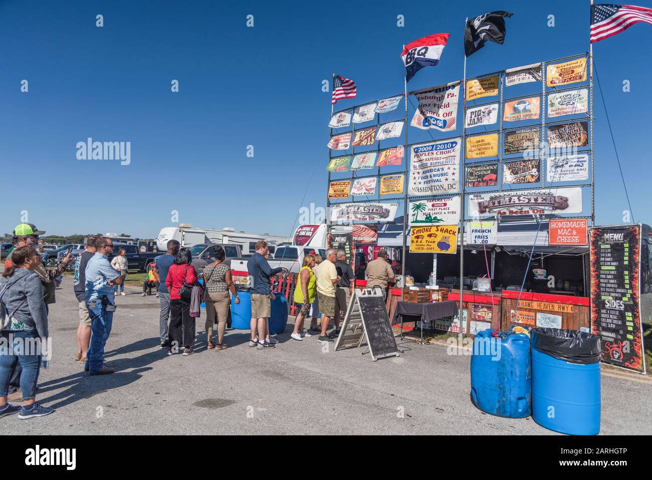 BBQ Smoker Pigfest Lakeland, Florida USA Stock Photo - Alamy