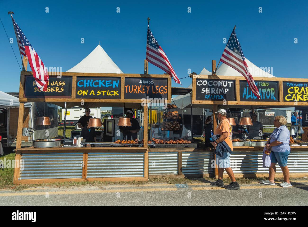 BBQ Smoker Pigfest Lakeland, Florida USA Stock Photo - Alamy