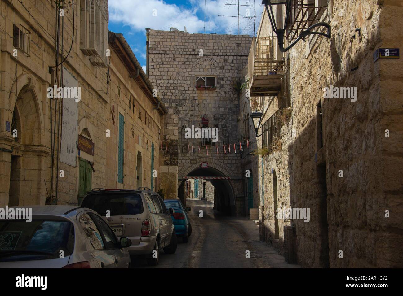 Archway over a street Stock Photo - Alamy