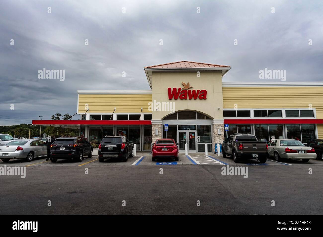 Orlando,FL/USA-1/27/20: The Wawa gas station, fast food restaurant, and ...