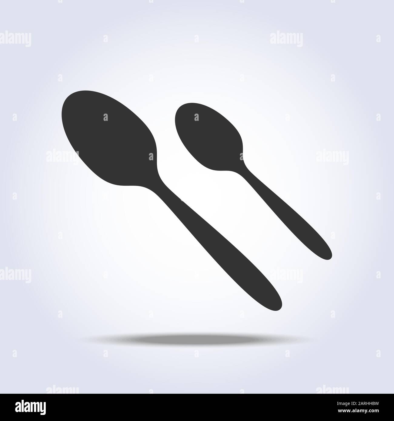 Shiny spoons Stock Vector Images - Alamy