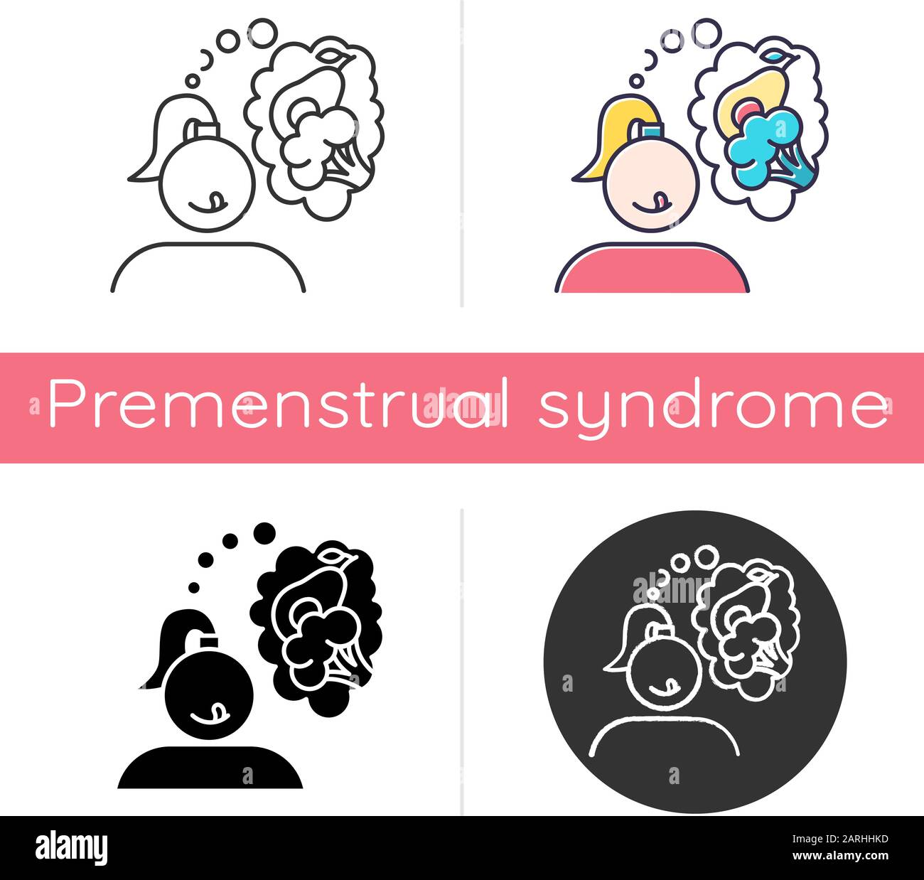 Vegetable carving icon. Hungry for healthy food. Broccoli and avocado ...