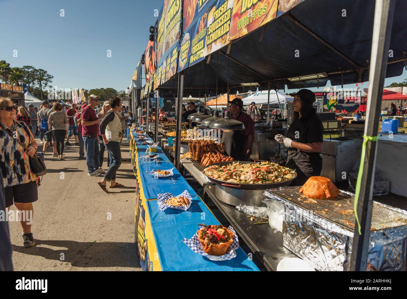 BBQ Smoker Pigfest Lakeland, Florida USA Stock Photo - Alamy
