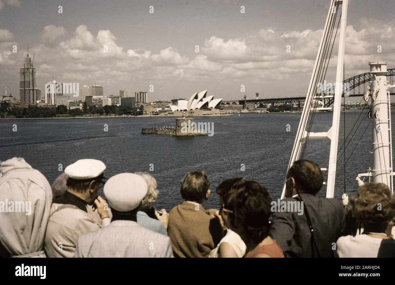 Sydney, Australia. October, 1973. Archive photo of Sydney Opera House ...
