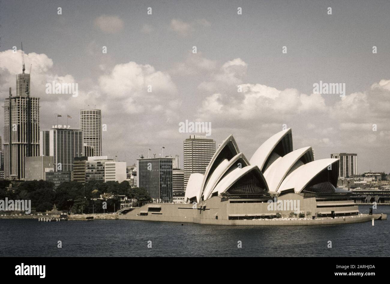 Sydney, Australia. October, 1973. Archive photo of Sydney Opera House ...