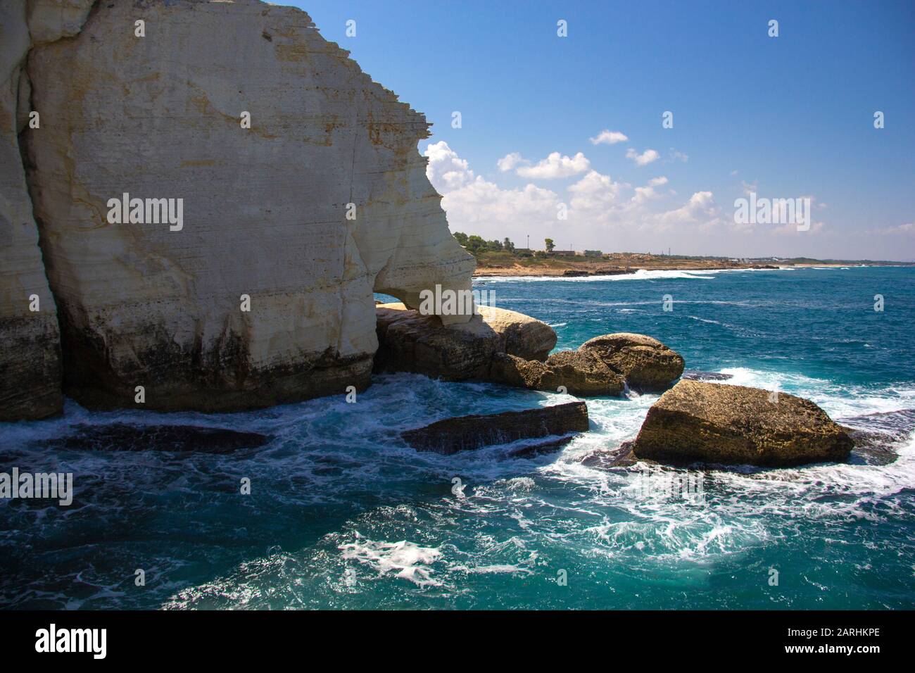 Rosh Hanikra Grottoes at the Mediterranean Stock Photo - Alamy