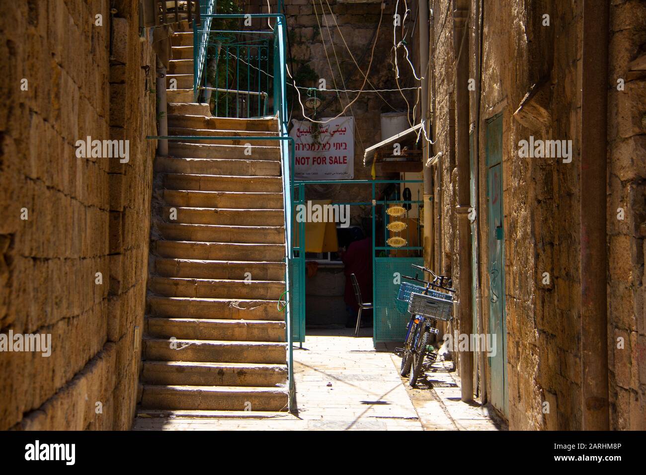 Stairs in an ancient town Stock Photo - Alamy