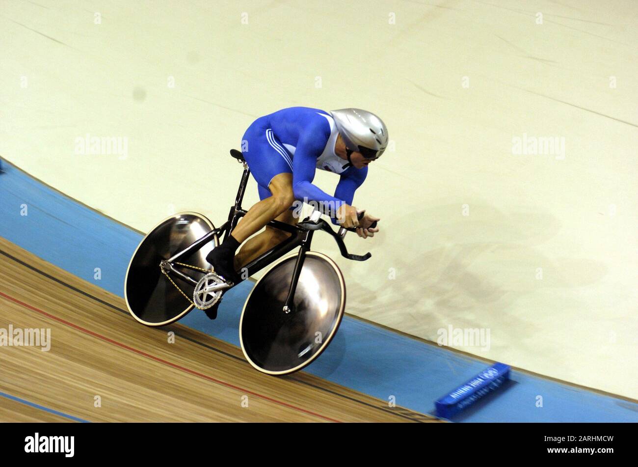 , Olympic Games, Athens, GREECE, Olympic Velodrome [Cycling Track] Men ...