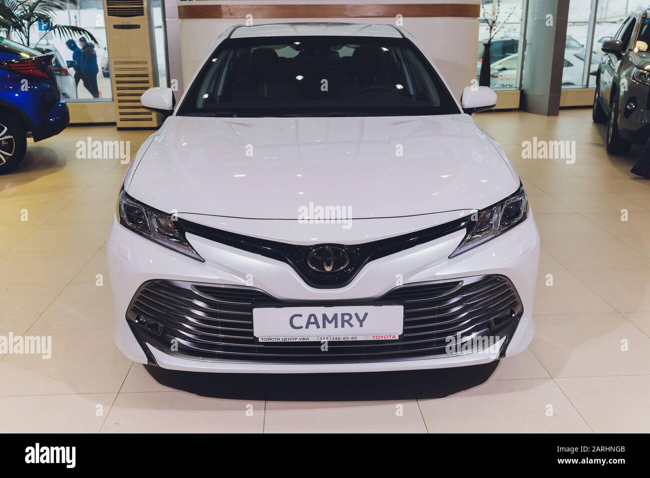 Ufa, Russia, 15 January, 2020: Toyota Camry, side view. Photography of ...