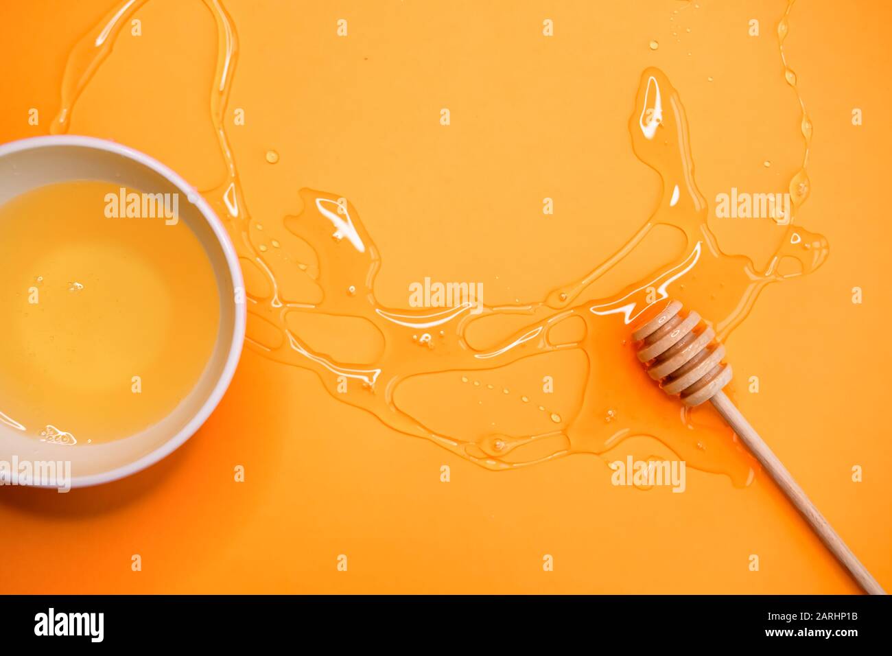 Agave syrup background Stock Photo - Alamy