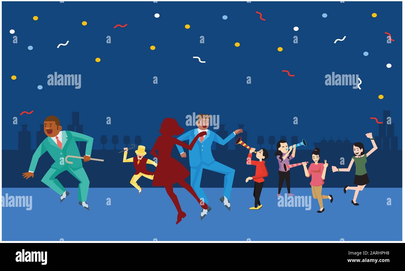 Dance chart party hi-res stock photography and images - Alamy