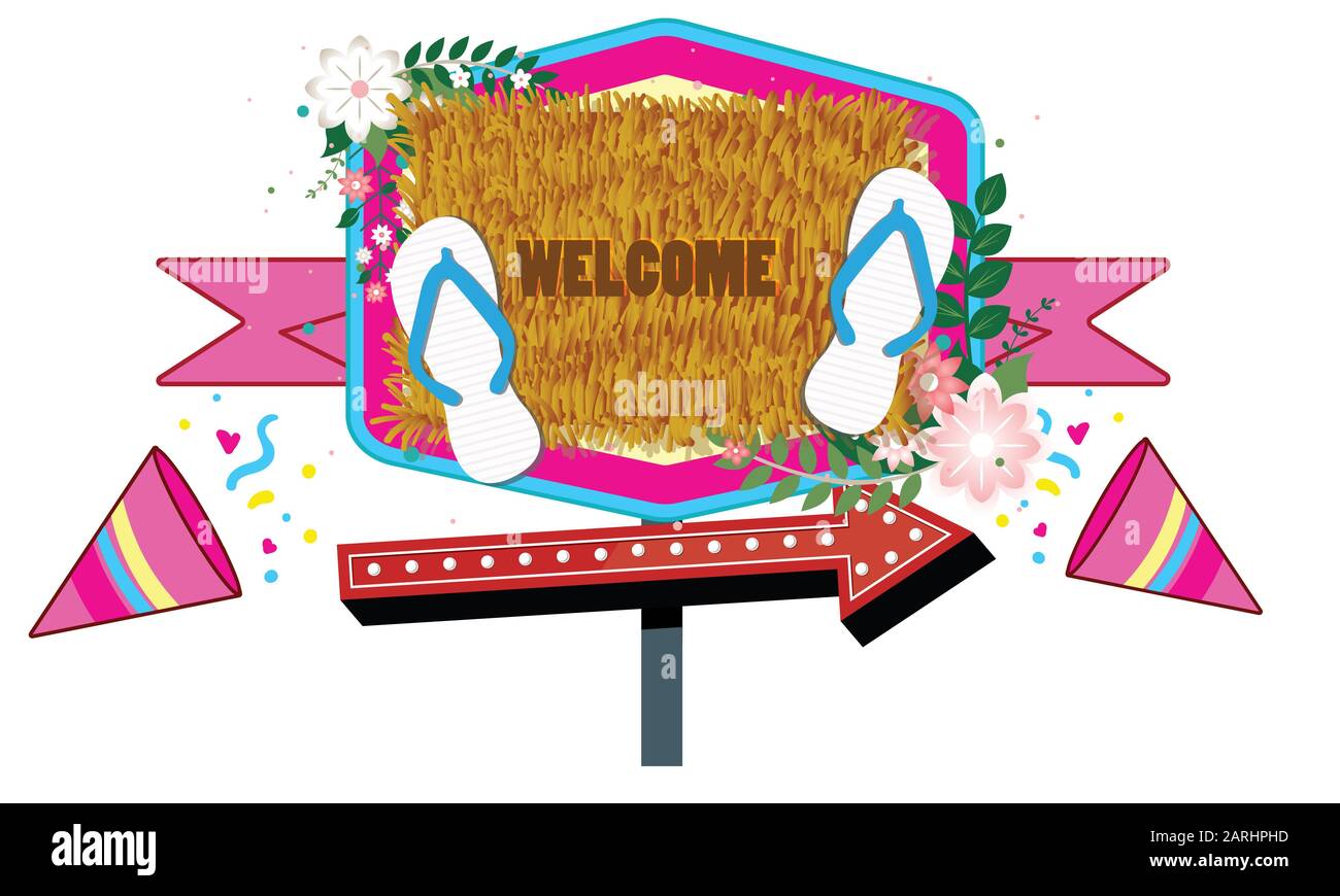 Welcome vector vectors hi-res stock photography and images - Alamy