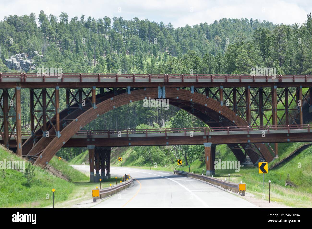 The intersection of Route 16 and Route 16A just north of Keystone ...